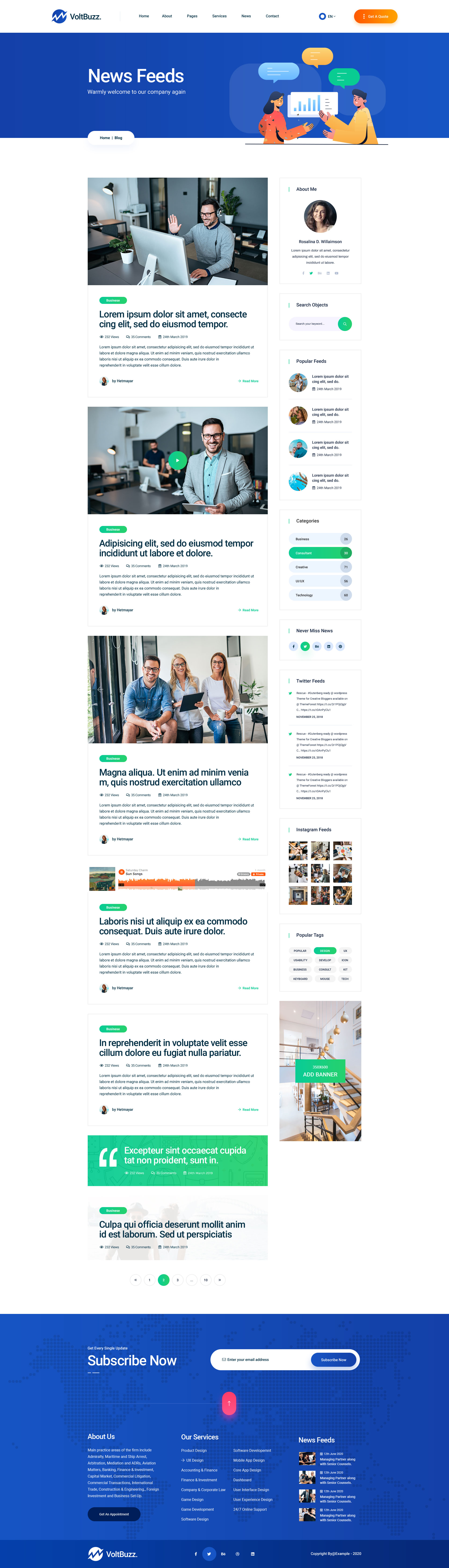 VoltBuzz - Digital Marketing Agency HTML Template by Webtend | ThemeForest